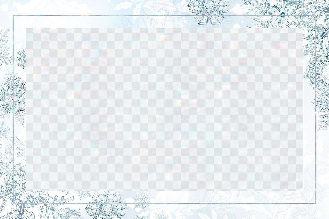 Snowflake season’s greetings frame png, | Premium PNG - rawpixel