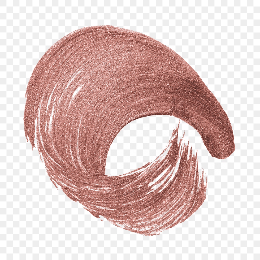 Shimmery metallic rose gold paint | Premium PNG Sticker - rawpixel