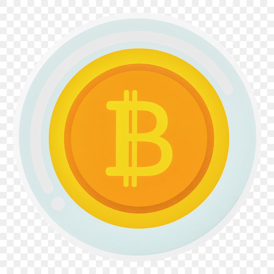 Digital asset bitcoin paper craft | Premium PNG Sticker - rawpixel