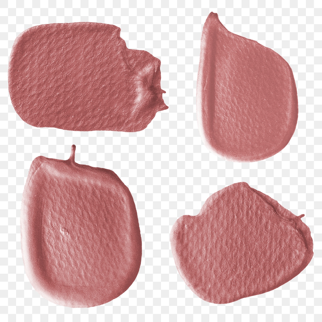 Dark pink paintbrush strokes collection | Free PNG - rawpixel