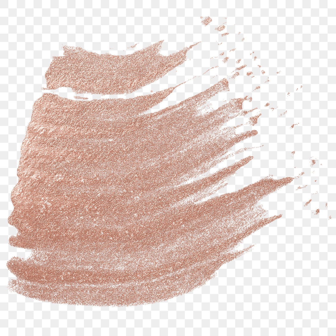 Metallic pink paint stroke pattern | Premium PNG Sticker - rawpixel
