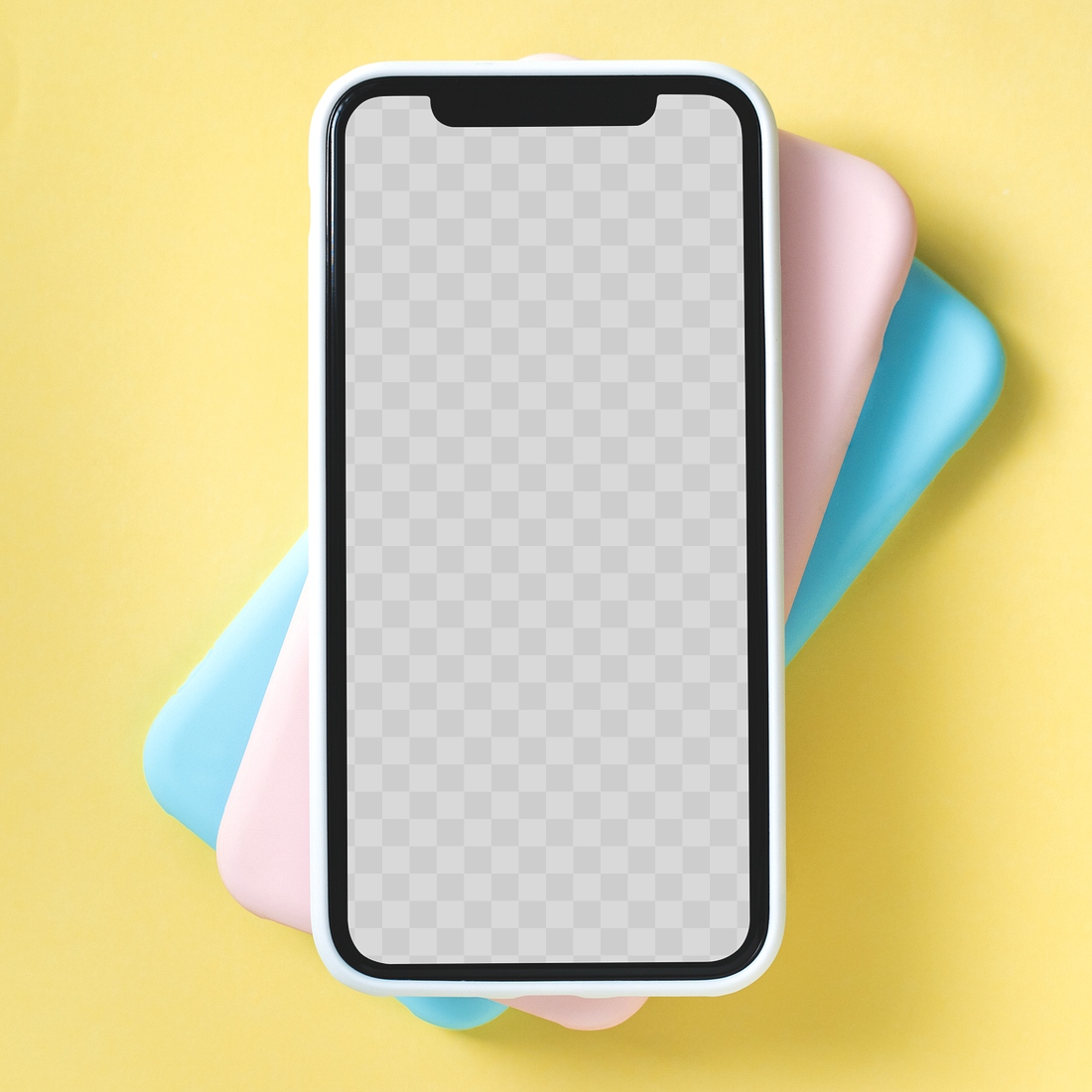 Mobile phone screen png mockup, | Premium PNG - rawpixel