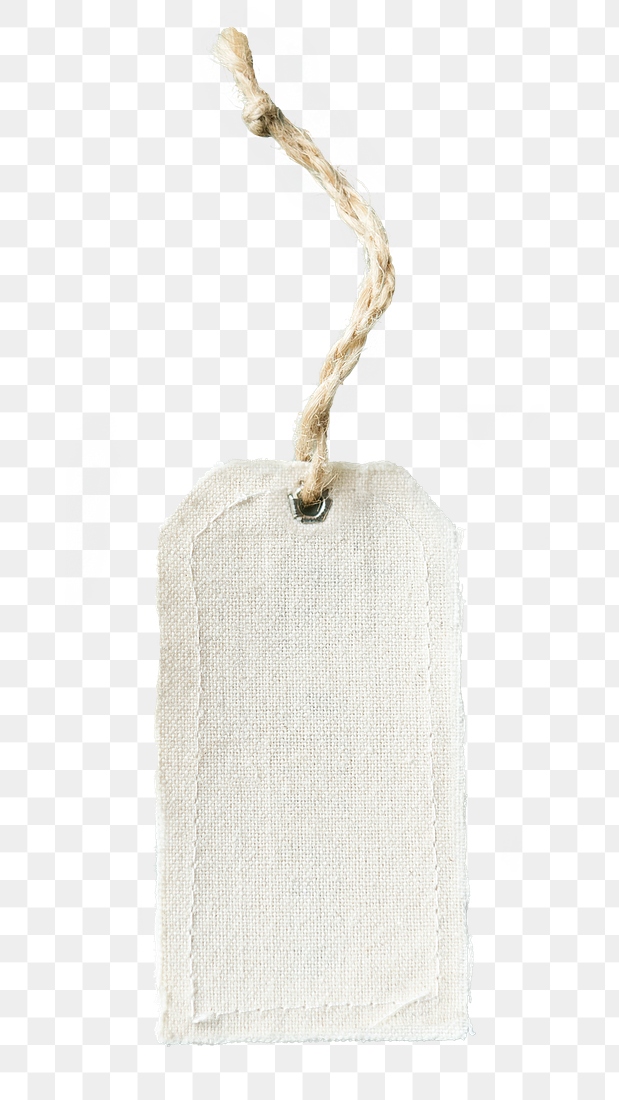 Natural cotton cloth label mockup | Premium PNG Sticker - rawpixel