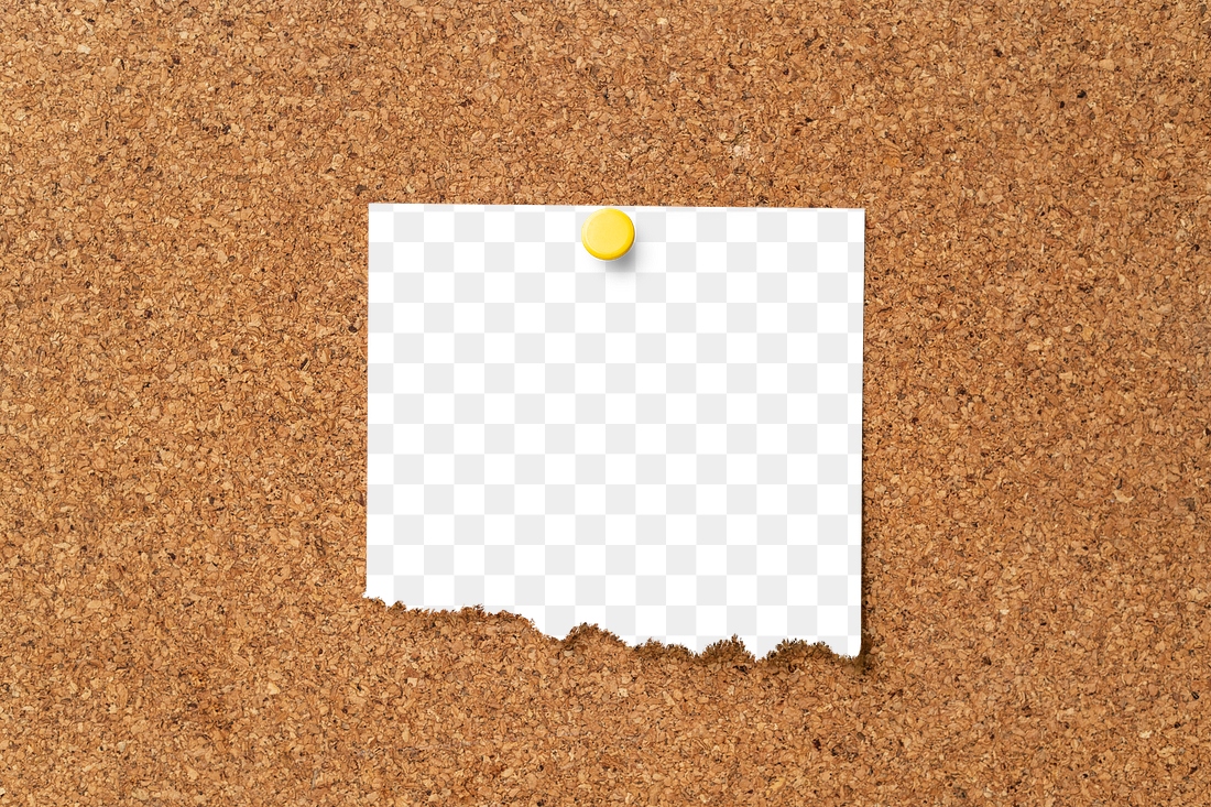 Pinned note mockup png, ripped | Premium PNG - rawpixel
