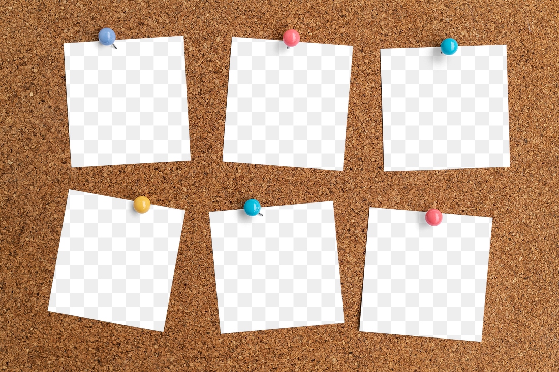 Pinned note mockup png, brown | Premium PNG - rawpixel