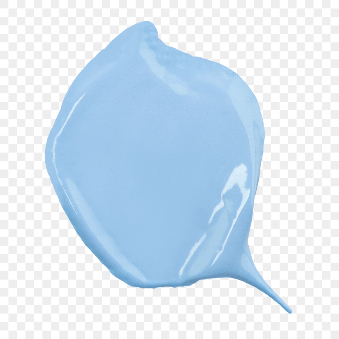 Blue paint smudge textured png | Premium PNG Sticker - rawpixel