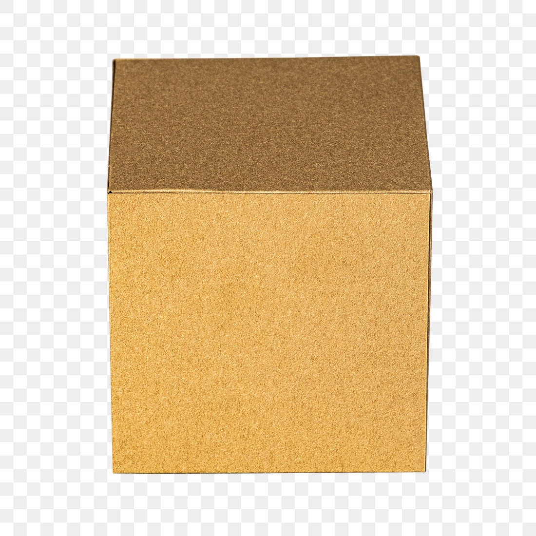 3D golden cubic shaped paper | Premium PNG Sticker - rawpixel