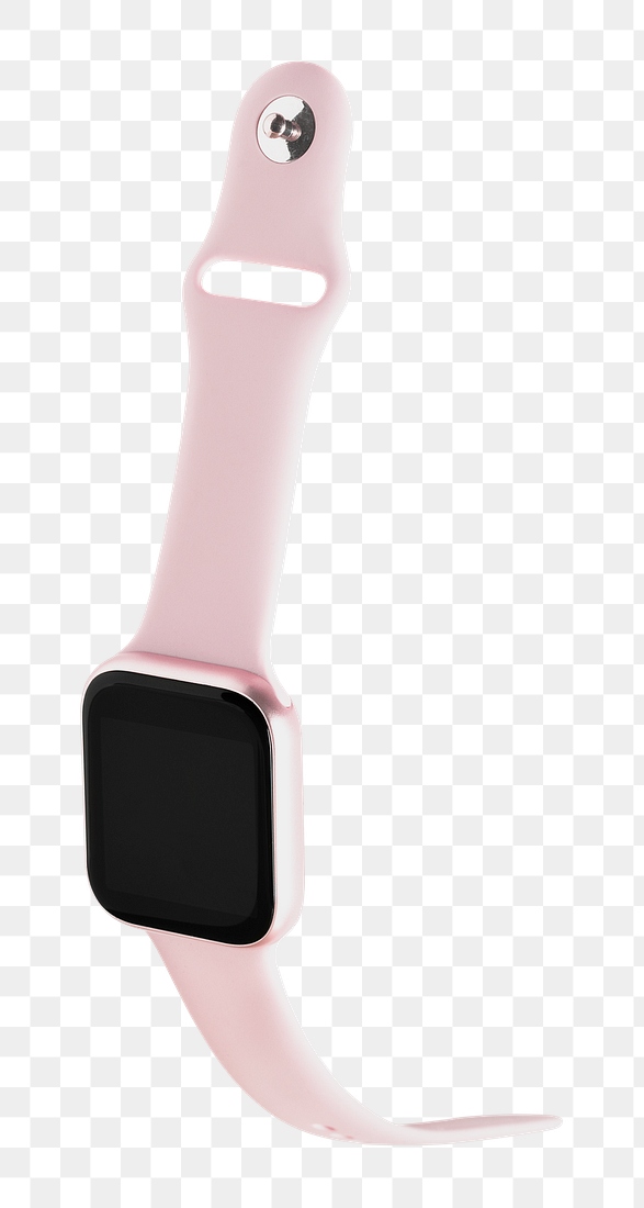 Light pink smartwatch design element | Premium PNG Sticker - rawpixel