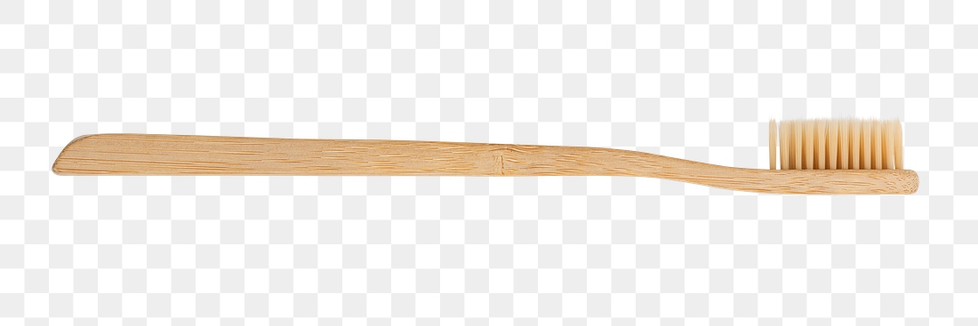 Natural bamboo toothbrush design element | Premium PNG Sticker - rawpixel