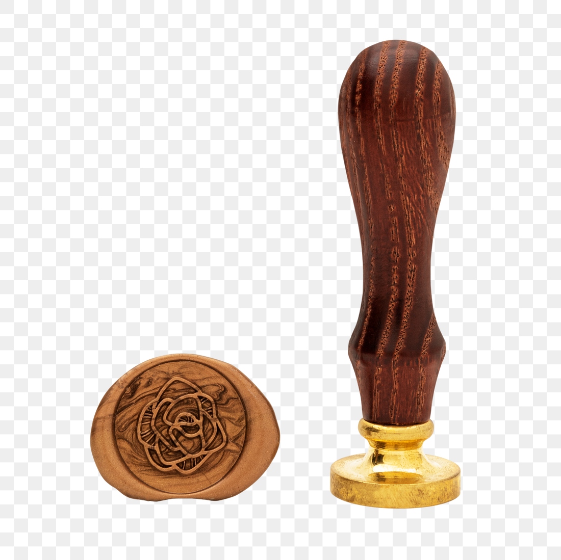 Old wooden gold stamp design | Premium PNG Sticker - rawpixel