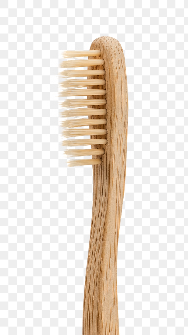 Natural bamboo toothbrush design element | Premium PNG Sticker - rawpixel