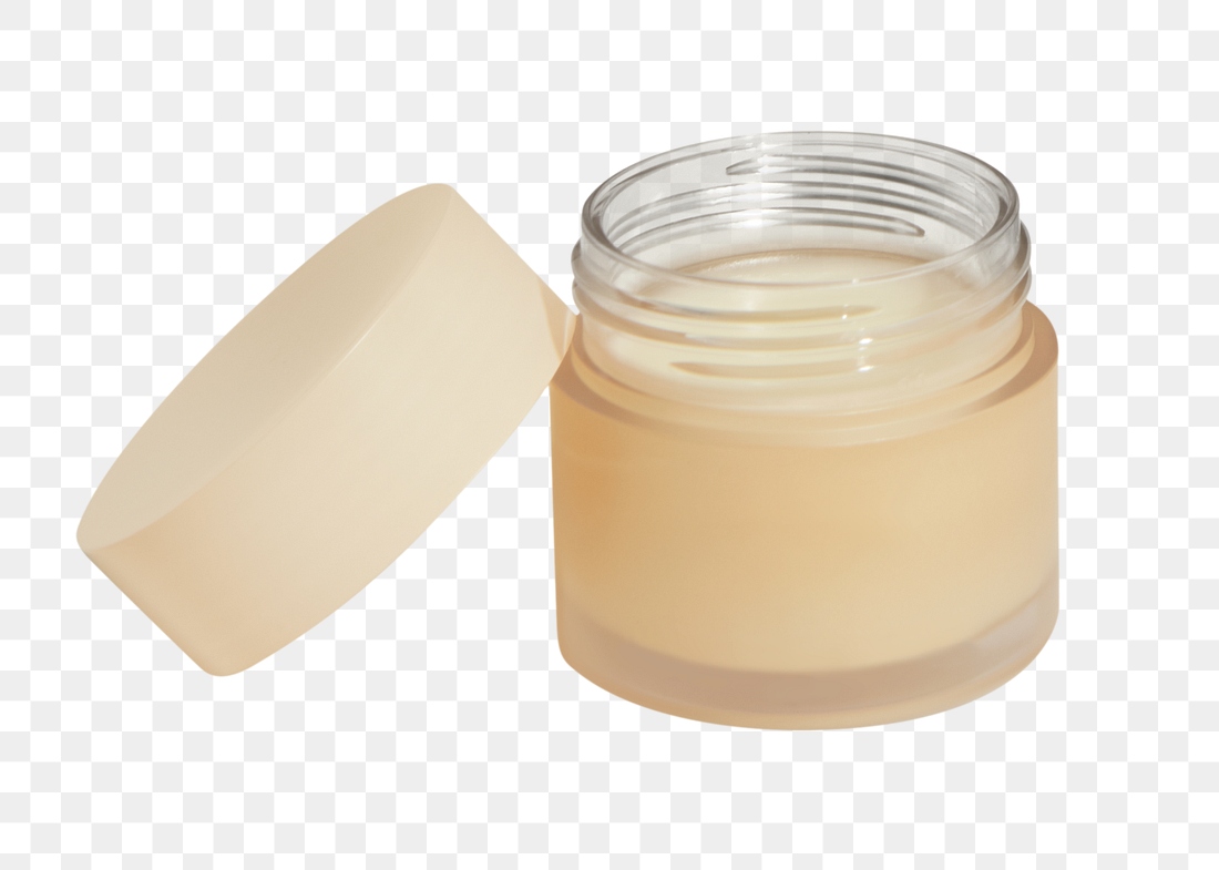 Organic beauty cream pot design | Premium PNG Sticker - rawpixel