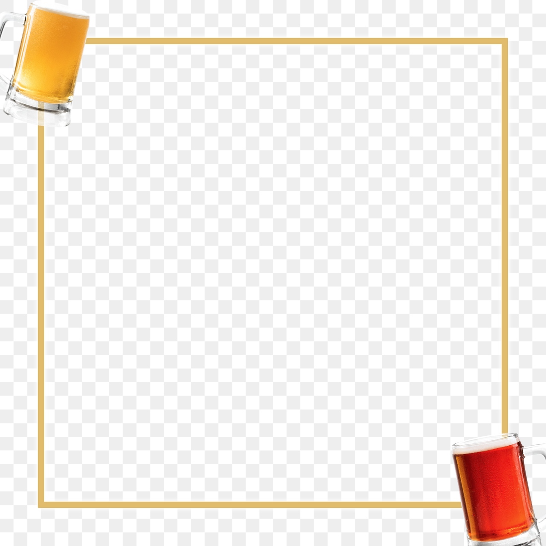 Png beer frame design space | Premium PNG - rawpixel