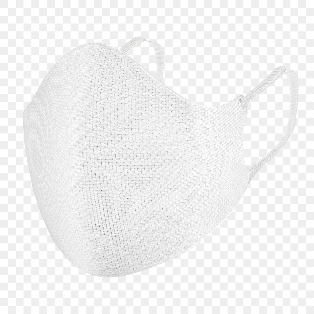 White protective cloth mask design | Premium PNG - rawpixel