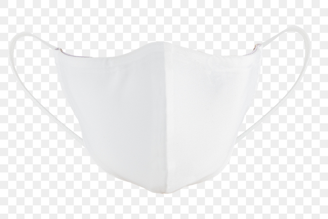 White protective cloth mask design | Premium PNG Sticker - rawpixel