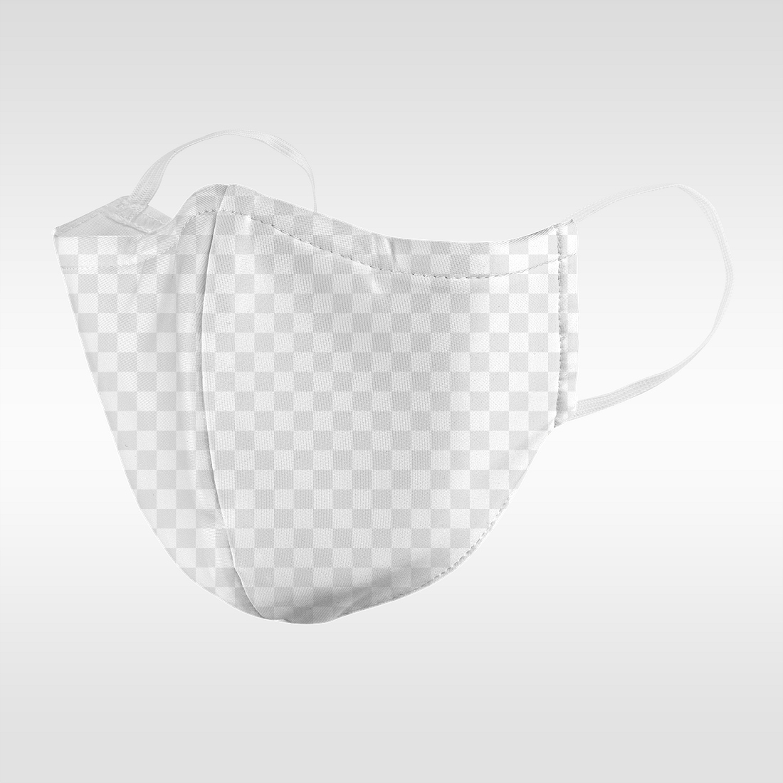 Fabric face mask mockup | Premium PNG Sticker - rawpixel