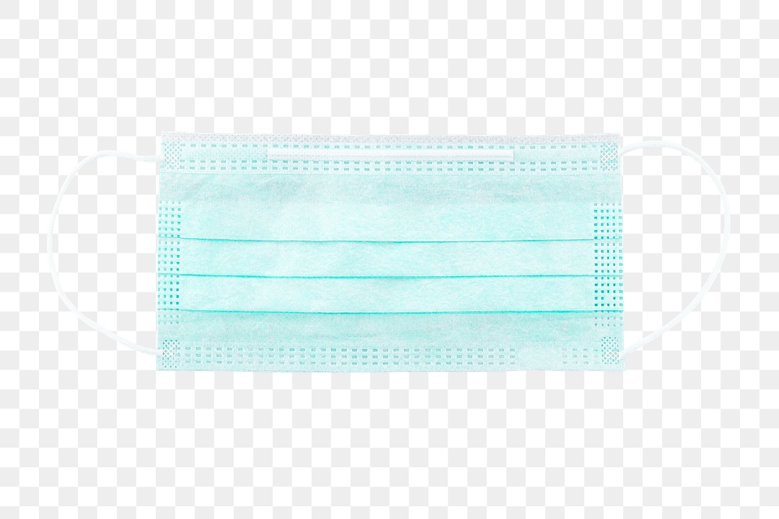Green disposable surgical face mask | Premium PNG Sticker - rawpixel