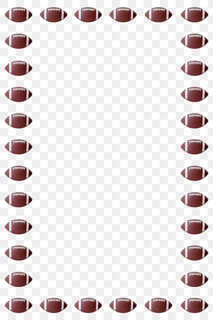 American football ball frame design | Premium PNG - rawpixel