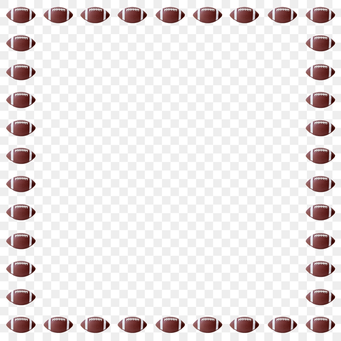 American football ball frame design | Premium PNG - rawpixel