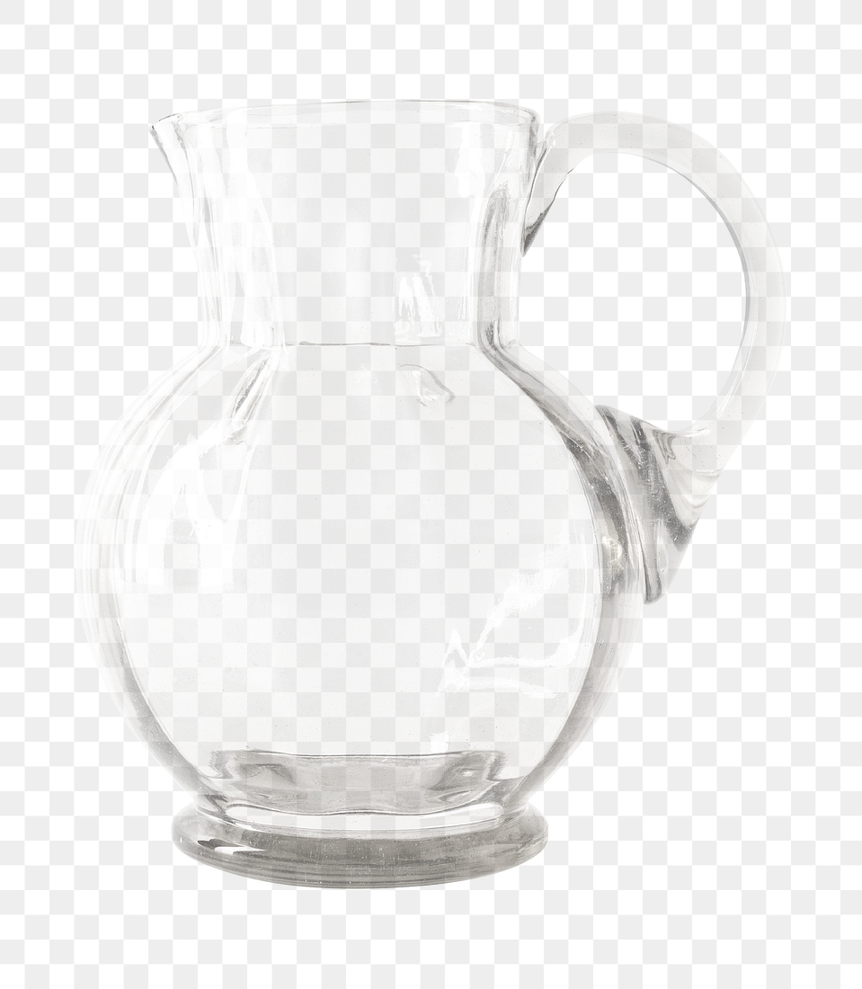Empty transparent glass jug design | Premium PNG - rawpixel