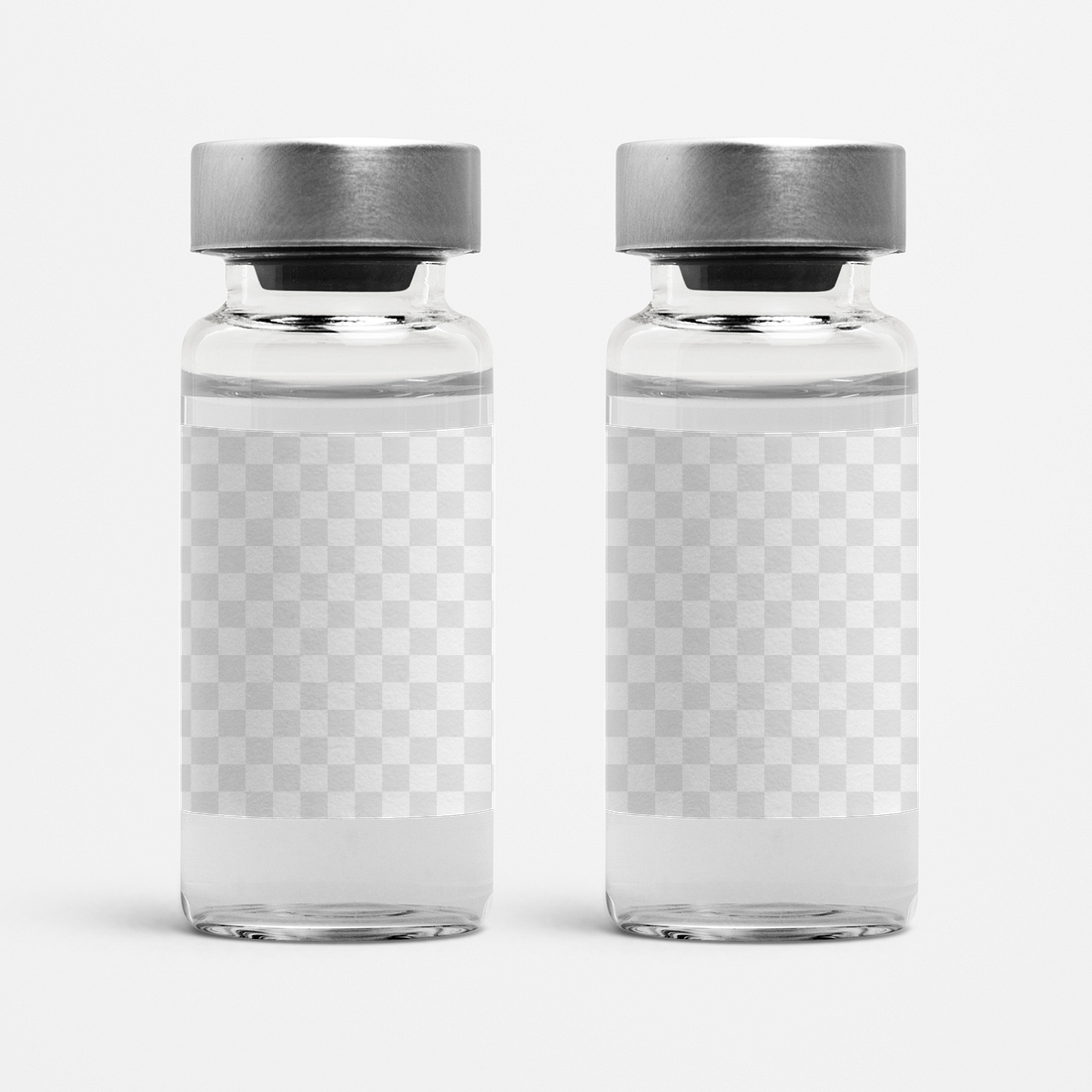 Two injection vial bottles png | Free PNG - rawpixel