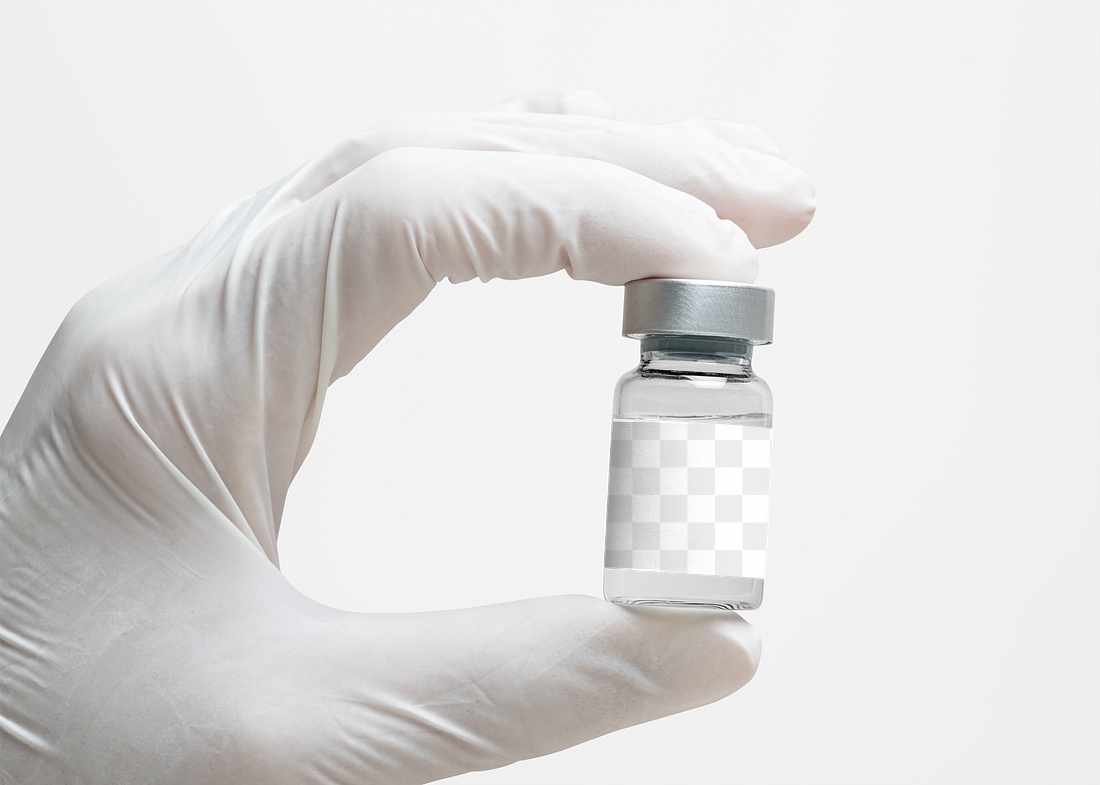 Injection glass vial png label | Free PNG - rawpixel