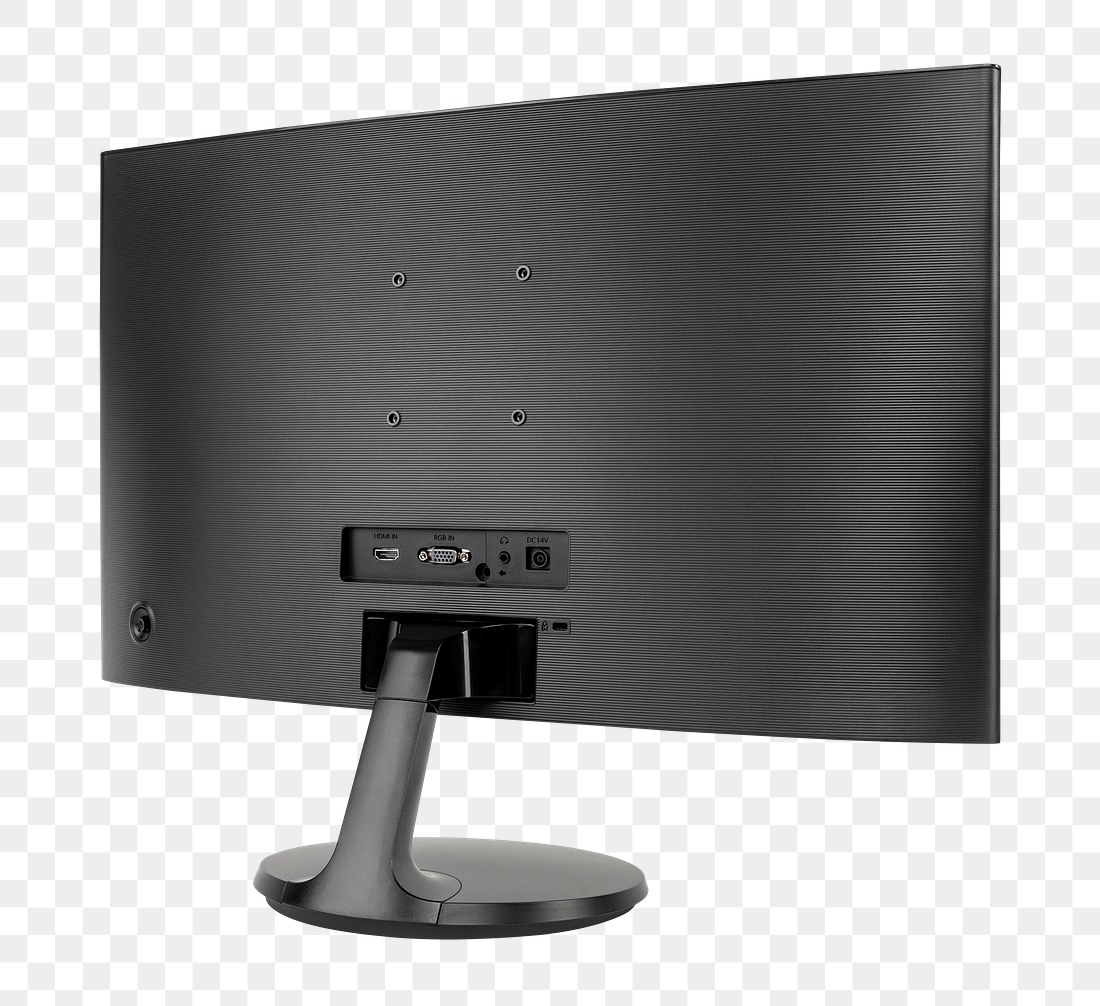 Computer back view png mockup | Premium PNG Sticker - rawpixel