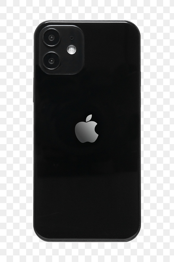 Black Apple iPhone 12 png | Premium PNG Sticker - rawpixel
