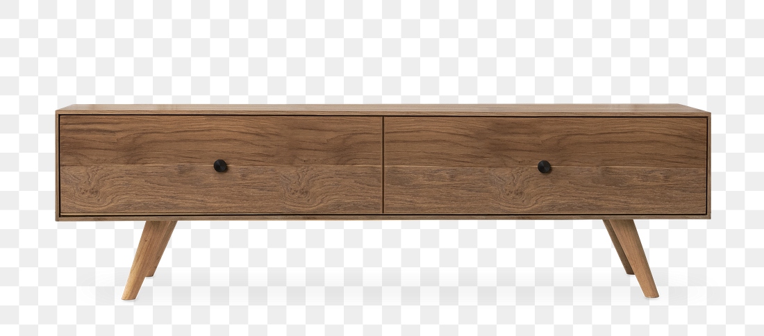 Mid century sideboard png mockup | Premium PNG Sticker - rawpixel