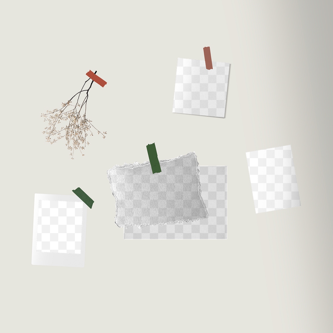 Png paper collage mockup creative | Premium PNG - rawpixel