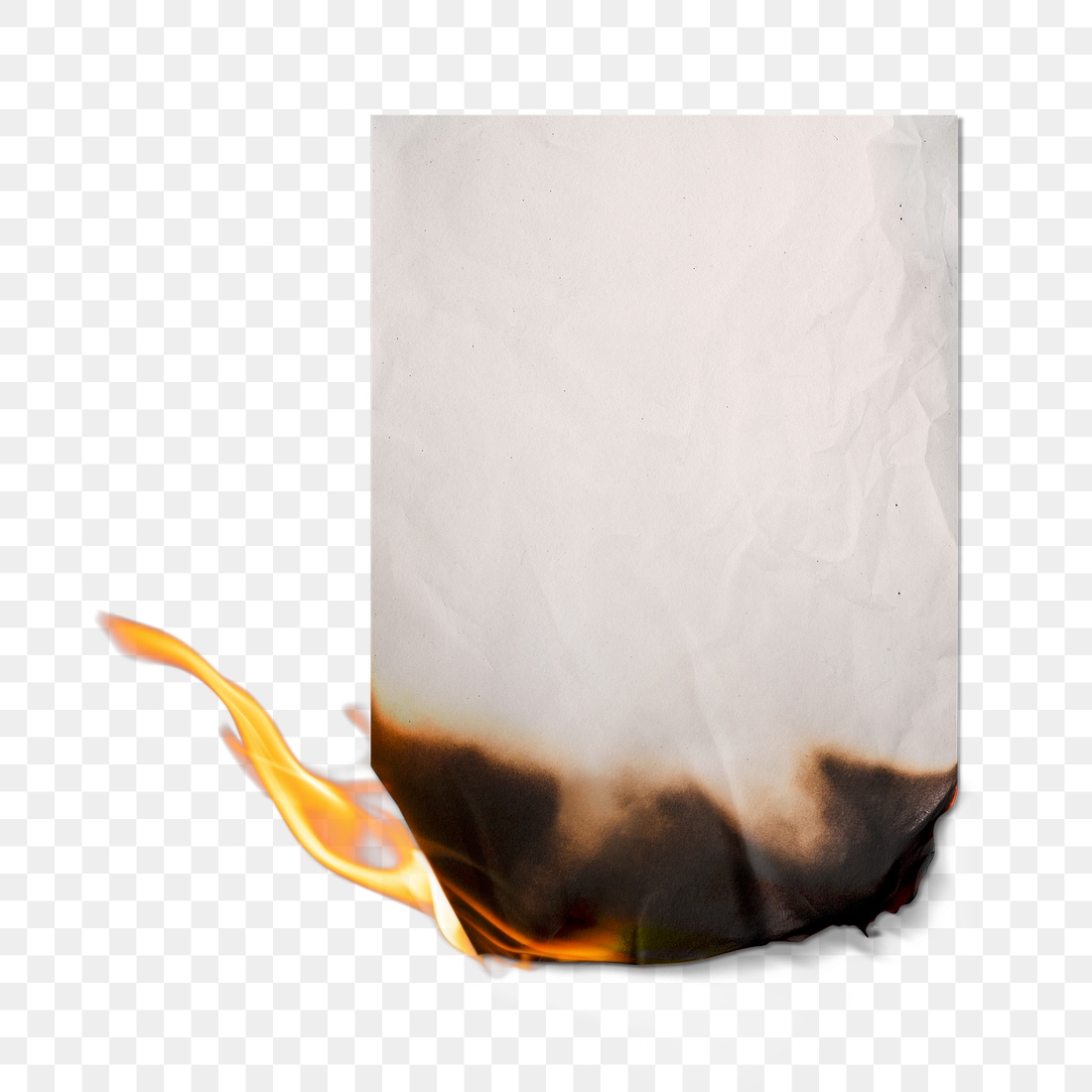 Burning paper png, realistic poster | Premium PNG - rawpixel