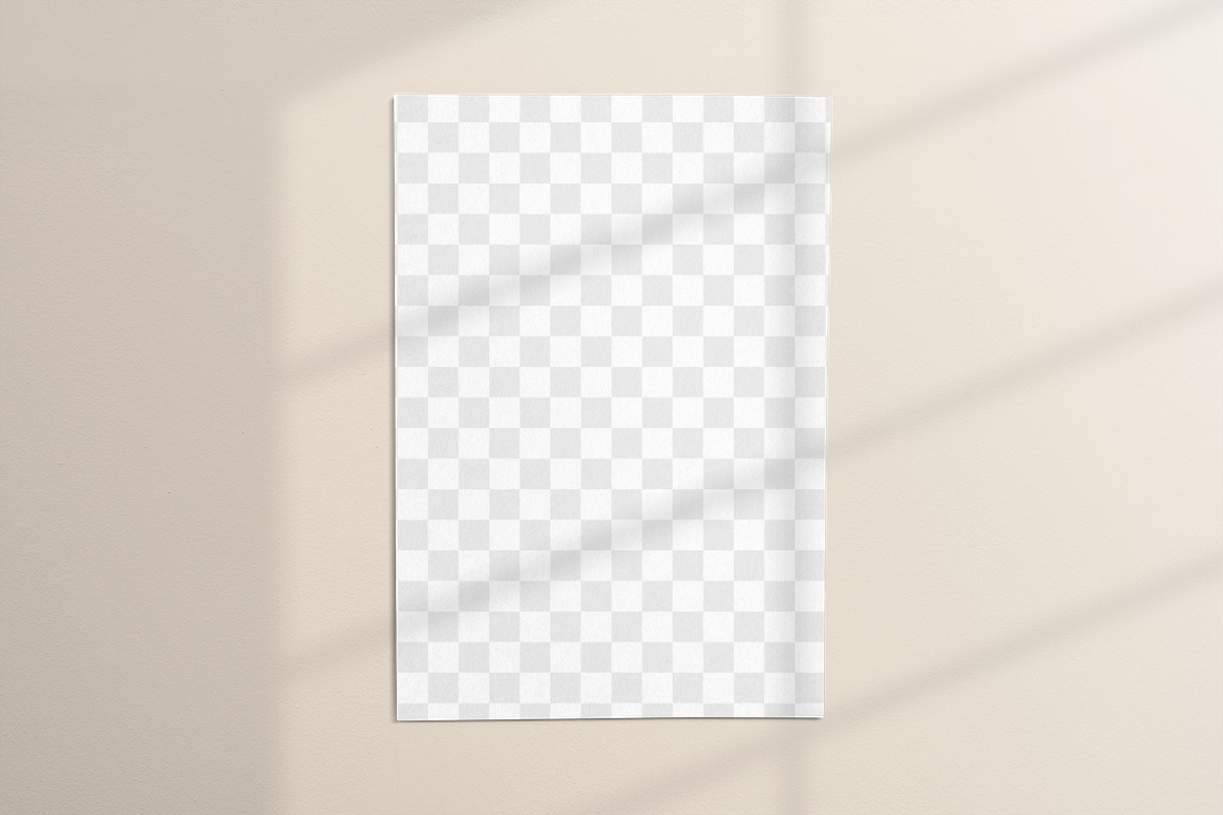 Wall poster png mockup, transparent | Premium PNG - rawpixel