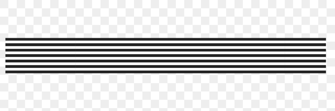 Brush PNG black stripes pattern | Premium PNG Sticker - rawpixel