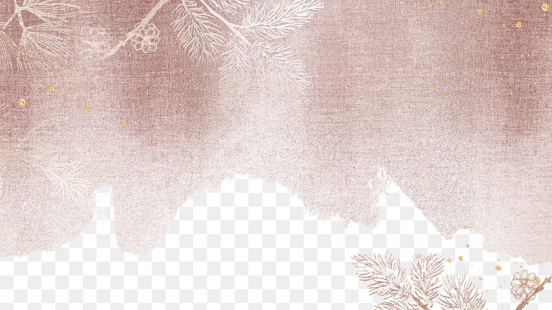 Winter watercolor png border, pink | Premium PNG - rawpixel