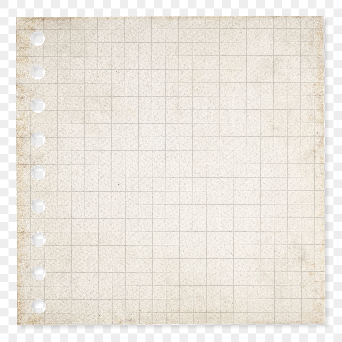 Aesthetic grid note png paper, | Premium PNG Sticker - rawpixel