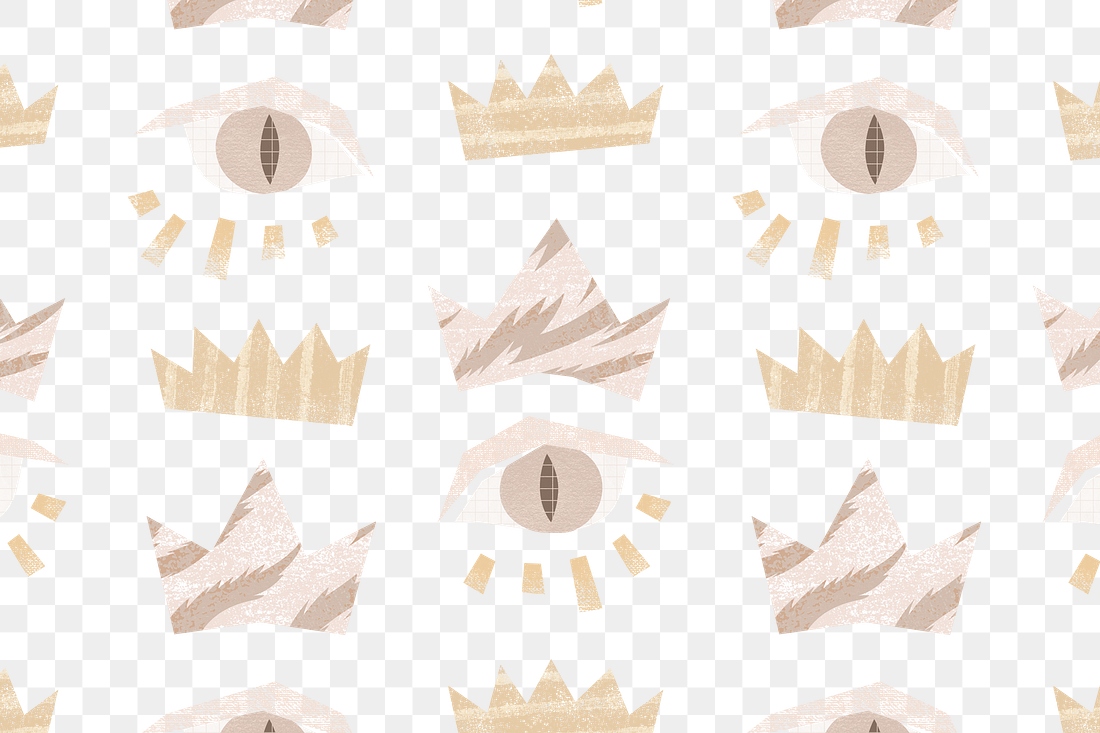 Cute eye png pattern, transparent | Premium PNG - rawpixel