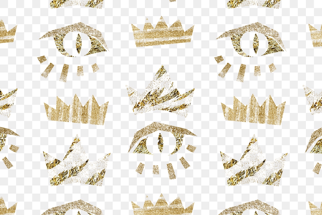 Glitter eye png pattern, transparent | Premium PNG - rawpixel
