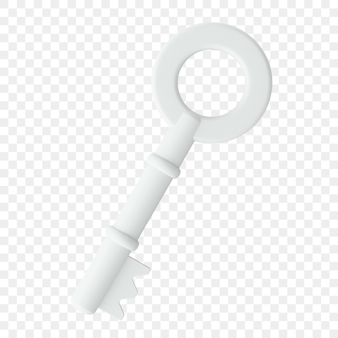 Vintage key png sticker, 3D | Premium PNG - rawpixel