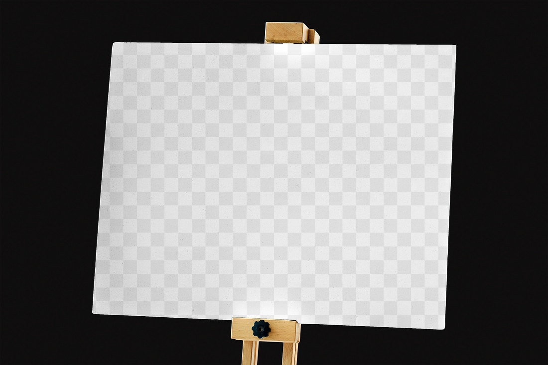 Easel sign png mockup, transparent | Premium PNG - rawpixel