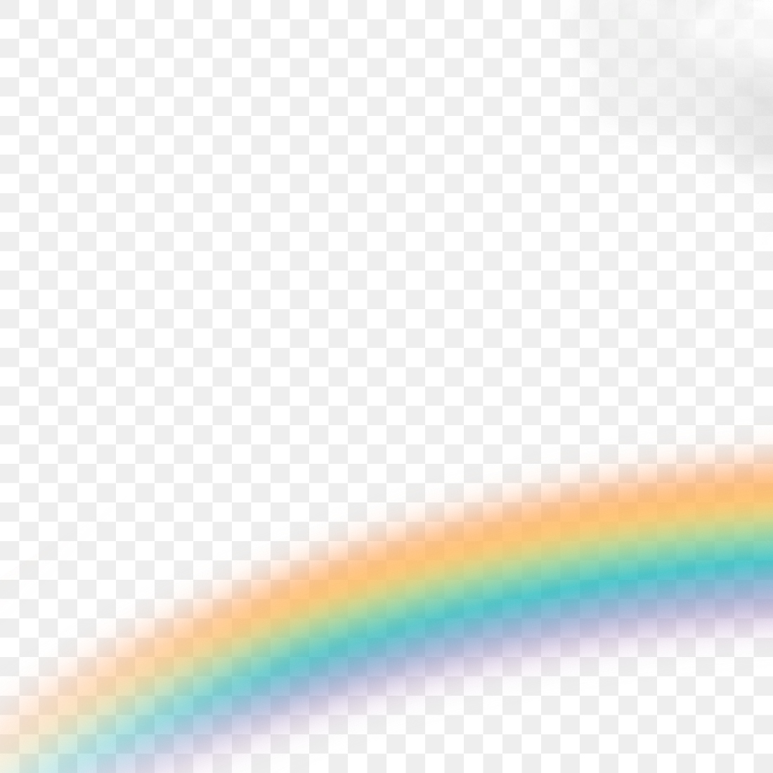 Rainbow png border overlay, sky | Premium PNG - rawpixel