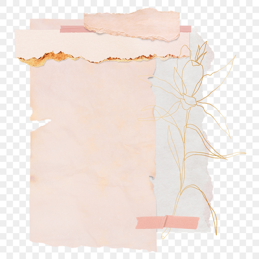 Png feminine ripped paper sticker, | Premium PNG - rawpixel