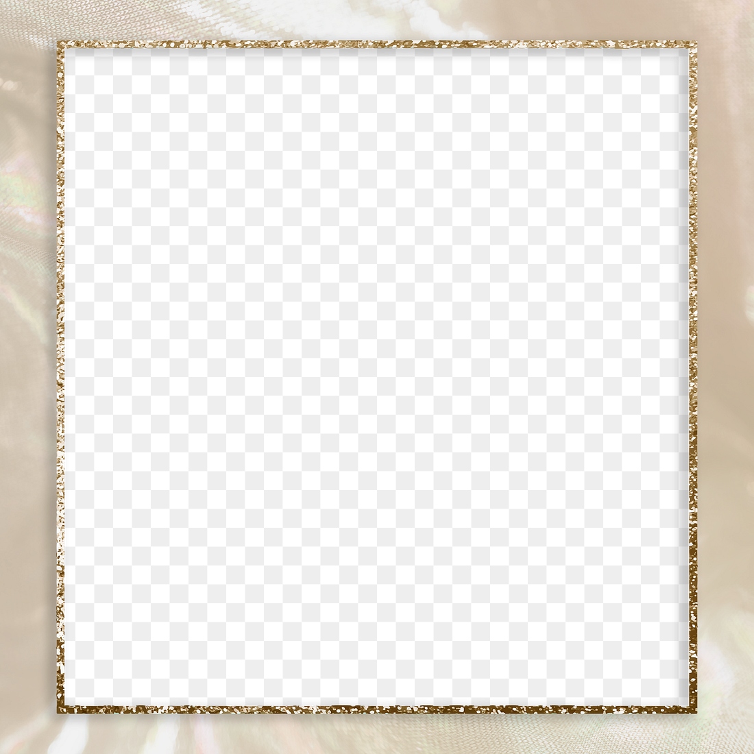 Beige and gold glitter frame | Free PNG - rawpixel
