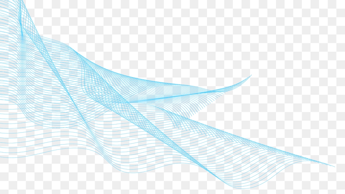 Blue swirly abstract line design | Premium PNG - rawpixel