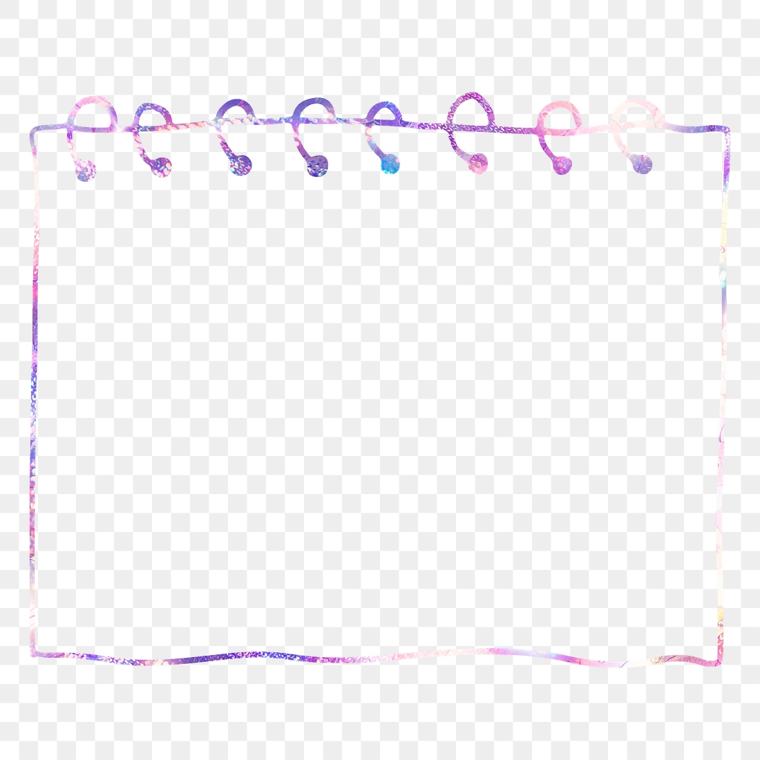 Purple neon paper note frame | Premium PNG - rawpixel