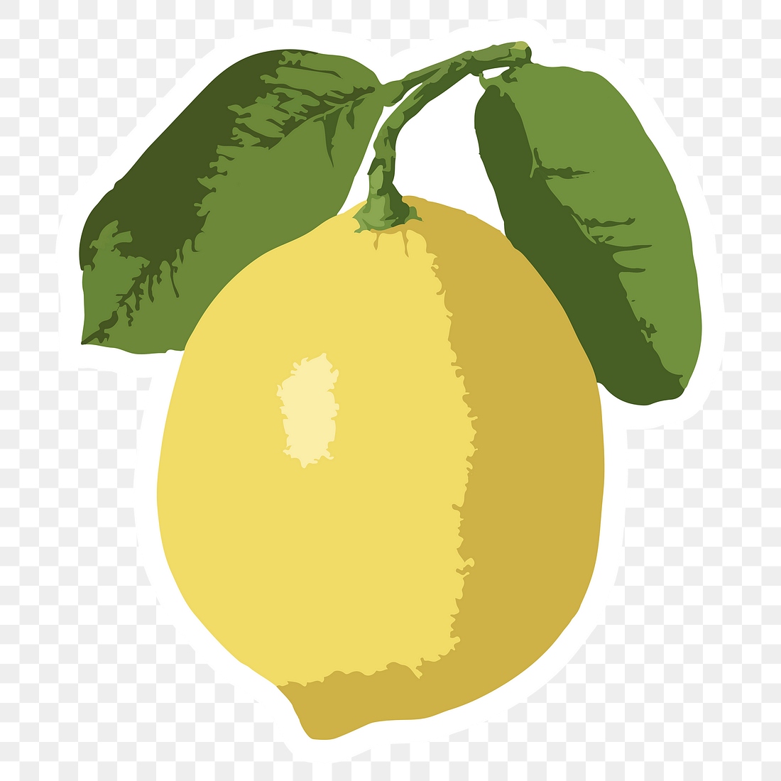 Vectorized yellow lemon sticker overlay | Premium PNG Sticker - rawpixel