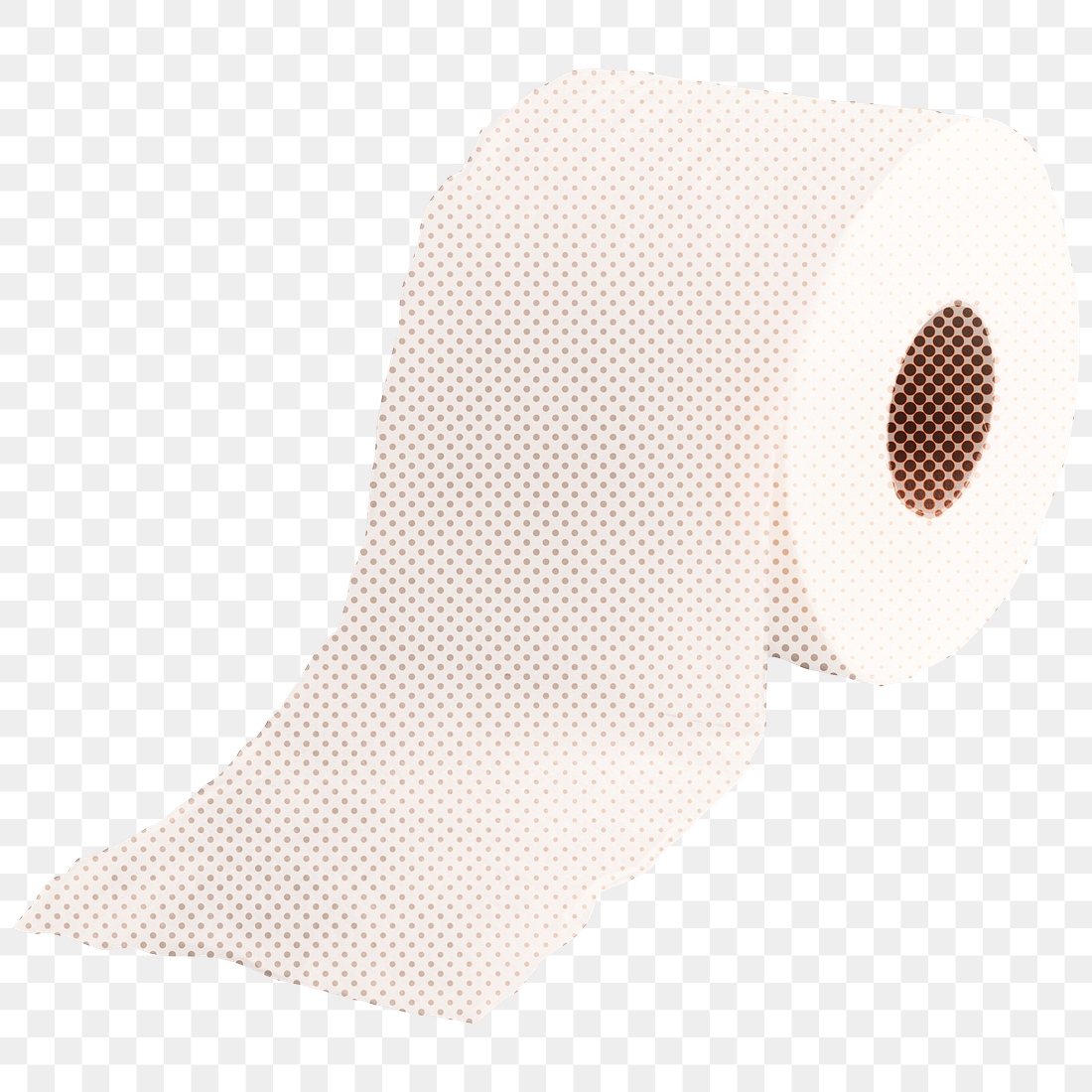 Halftone tissue paper sticker design | Premium PNG Sticker - rawpixel