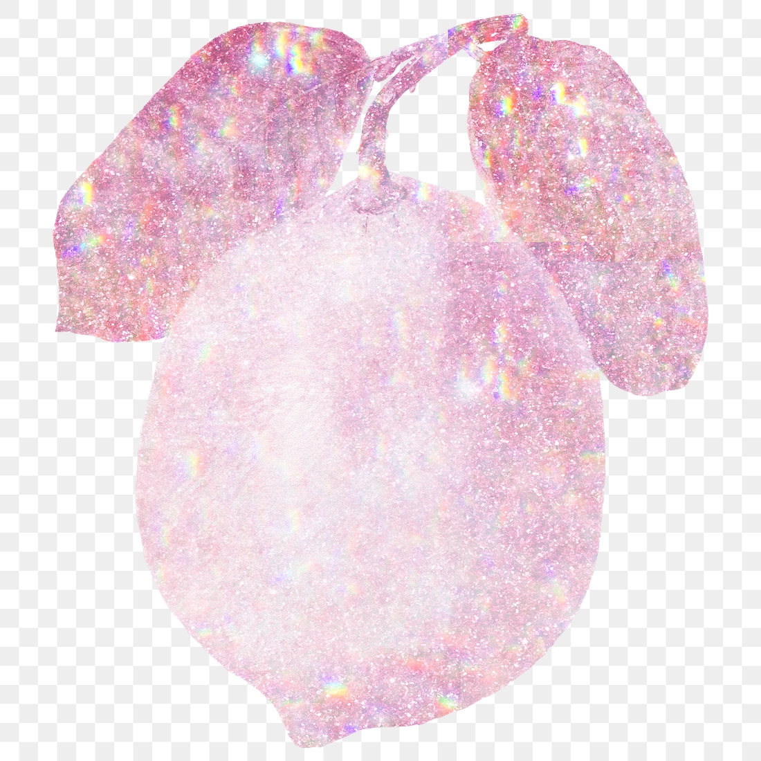 Pink holographic lemon sticker design | Premium PNG Sticker - rawpixel