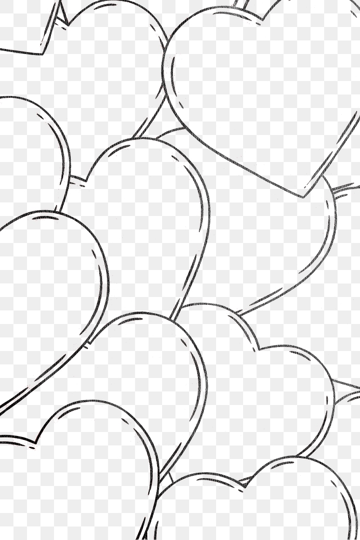 Heart shape background design element | Premium PNG - rawpixel