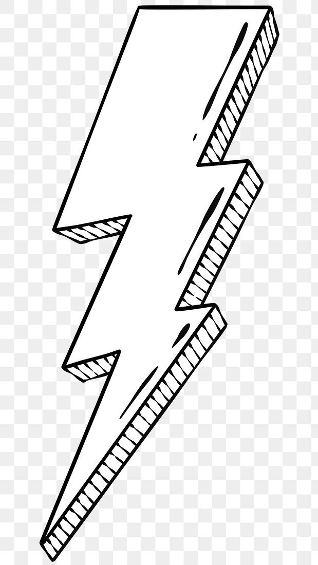 Cool cartoon style flash png | Premium PNG Sticker - rawpixel