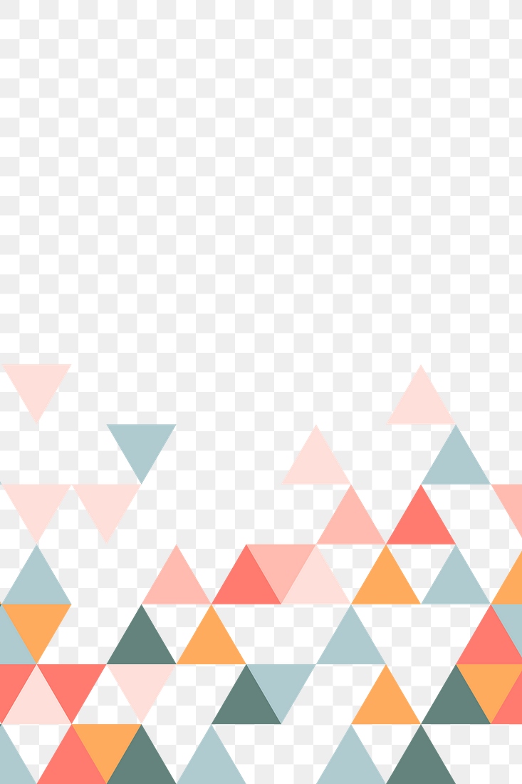 Multicolor triangle pattern design element | Premium PNG - rawpixel